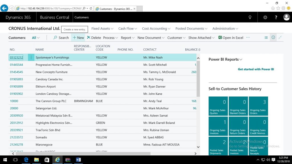 How to Set Up A Customer Card in Microsoft Dynamics Business Central ... How to Set Up A Customer Card in Microsoft Dynamics Business Central ...